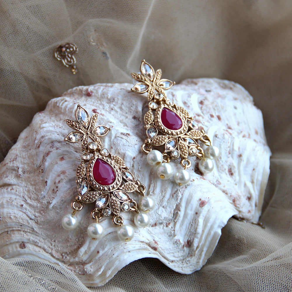 Simply Sawana Earrings - Asian & Indian Wedding Jewellery Sets – Kyles ...